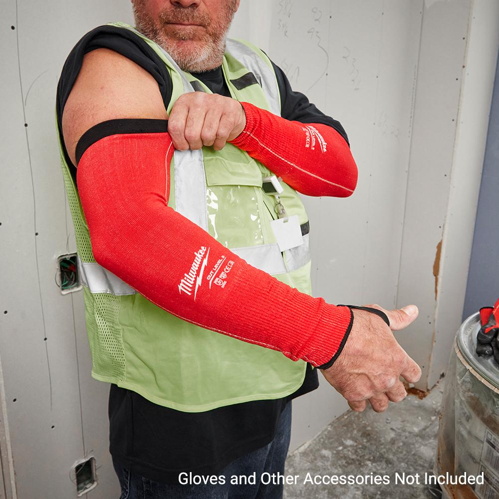 Milwaukee 48739030 400mm (16") Cut Resistant 3(C) Sleeves