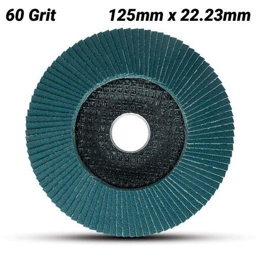 Sia Abrasives 2824 (F03E00284S) 125mm x 22.23mm P80 Zirconia Abrasive ...