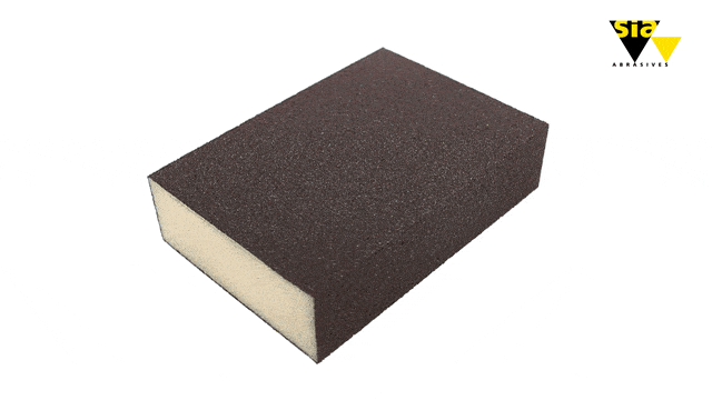 Sia Abrasives F03E00R8EU 10-Pack 69mm x 98mm Fine Foam Sanding Block