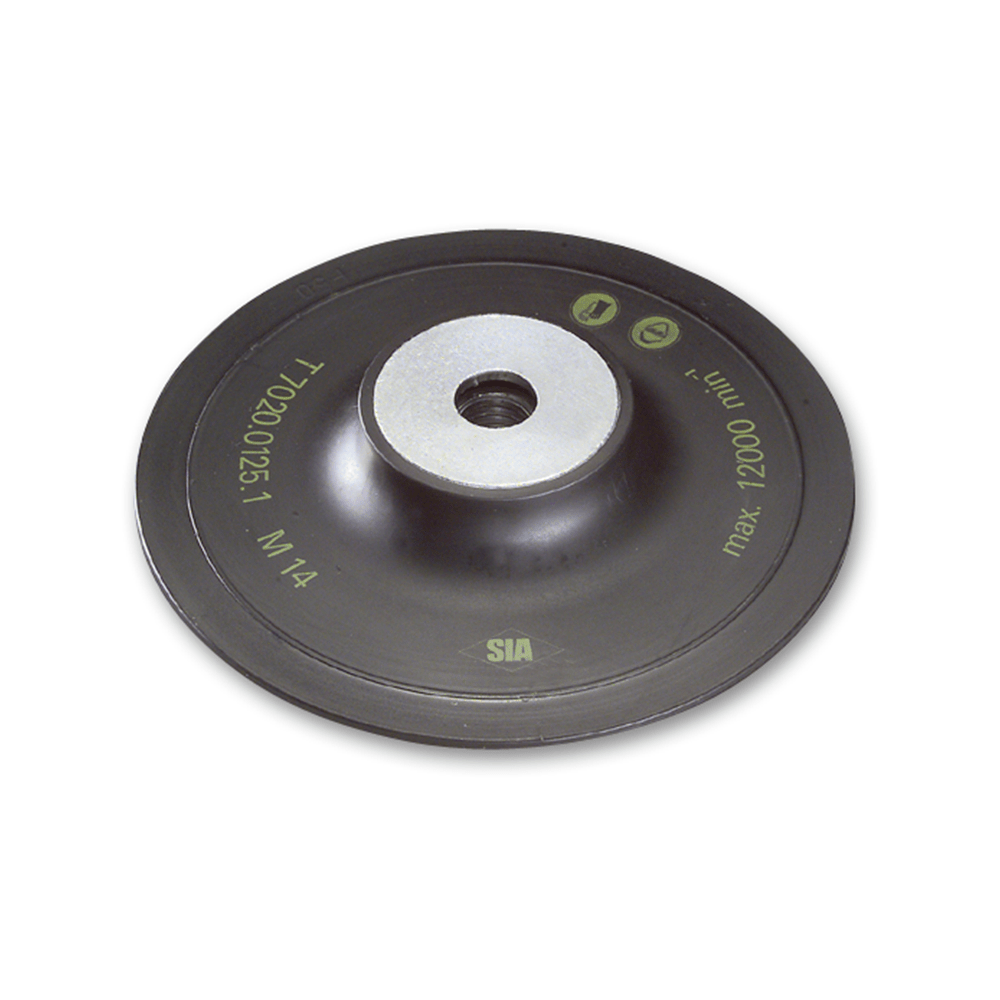 Sia Abrasives F03E004F15 125mm (5") M14 Hard Fibre Disc Backing Pad