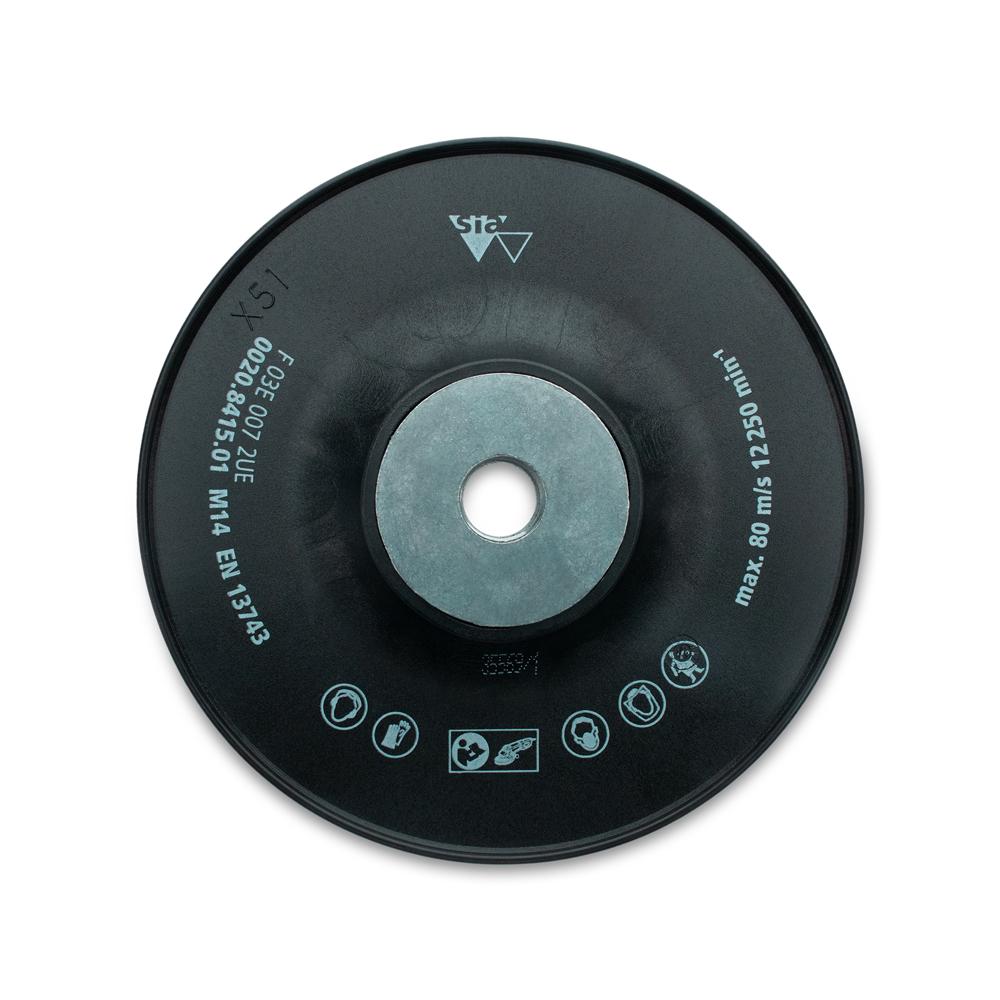 Sia Abrasives F03E0072UE 125mm (5") M14 Hard Turbo Fibre Disc Backing Pad