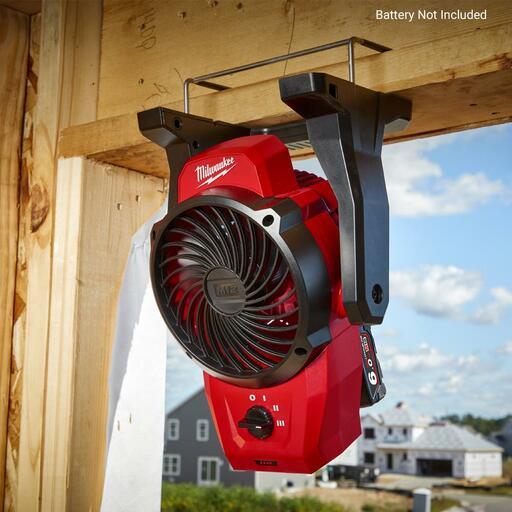 Milwaukee M12AF-0 12V Li-ion Cordless 152mm (6") Mounting Fan - Skin Only