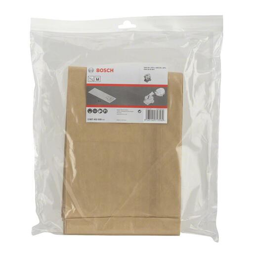 Bosch PAPIER GAS 35 (2.607.432.035) 5-Pack M Class Vacuum Paper Filter ...