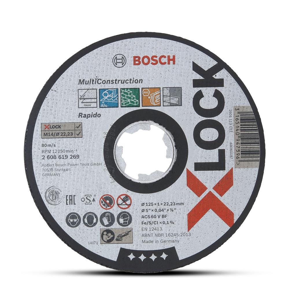 Bosch X-LOCK MULTI CONSTR. (2.608.619.269) 125mm x 1.0mm x 22.23mm ...