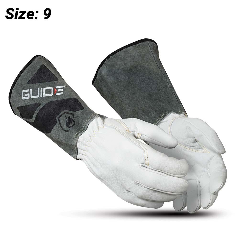 Guide G1270 Goat Grain Leather TIG Welding Gloves