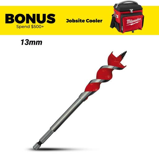 Milwaukee 48130048 13mm x 150mm Speed Feed Wood Auger Drill Bit