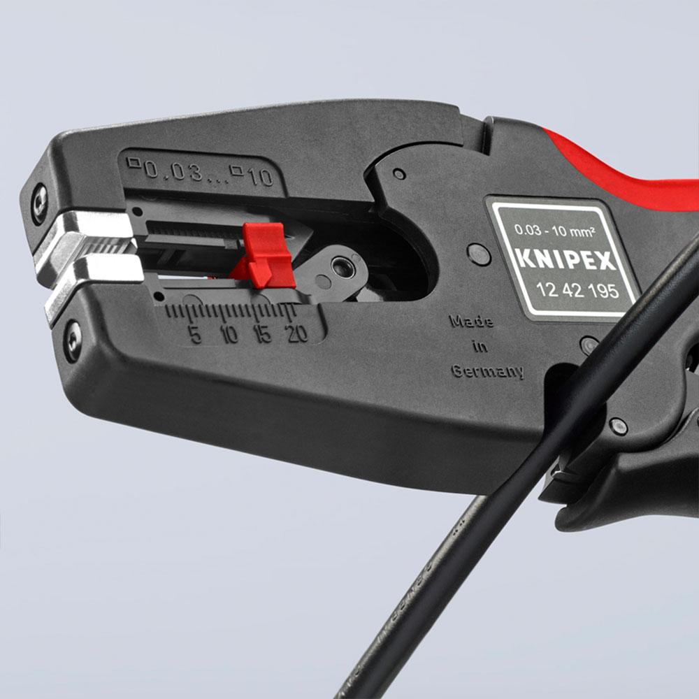 Knipex 1242195SB 195mm MultiStrip Automatic Insulation Stripper