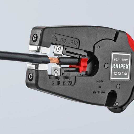Knipex 1242195SB 195mm MultiStrip Automatic Insulation Stripper