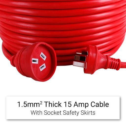 Bayer BEX30M10A 30m 250V 10A Heavy Duty Extension Lead