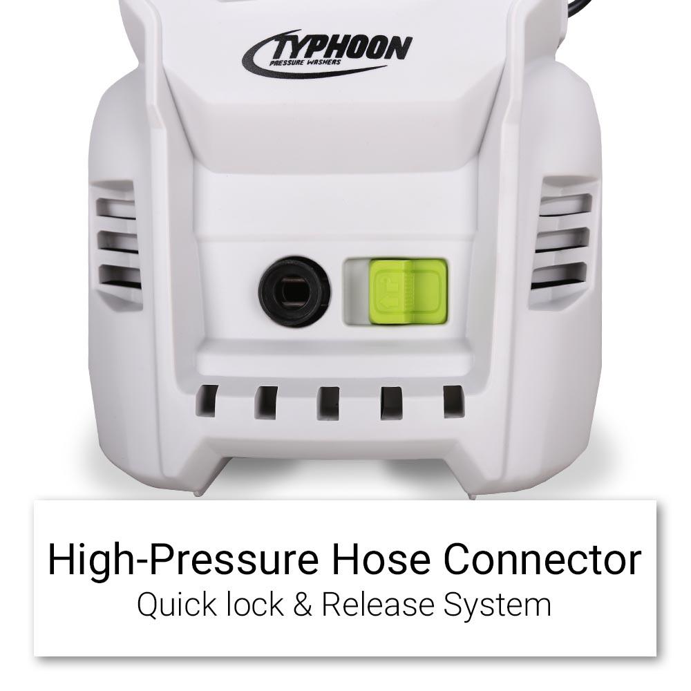 Typhoon TEPW1400 1.4kW 2406PSI High Pressure Washer with Turbo Head