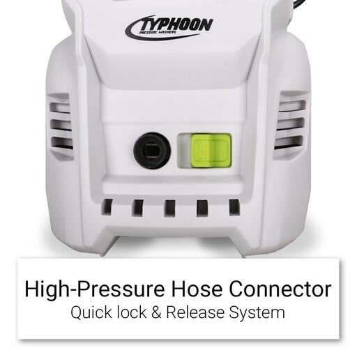 Typhoon TEPW1400 1.4kW 2406PSI High Pressure Washer with Turbo Head