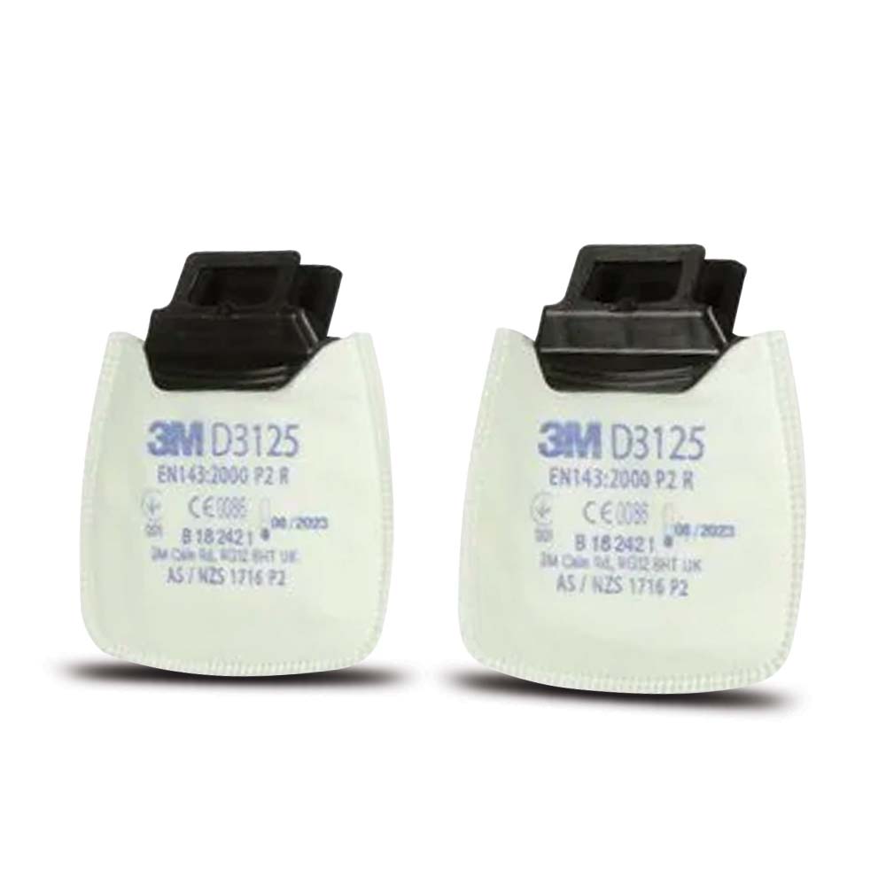 3M D3125 (70071731221) 2-Pack Secure Click Particle Filter P2 D3135