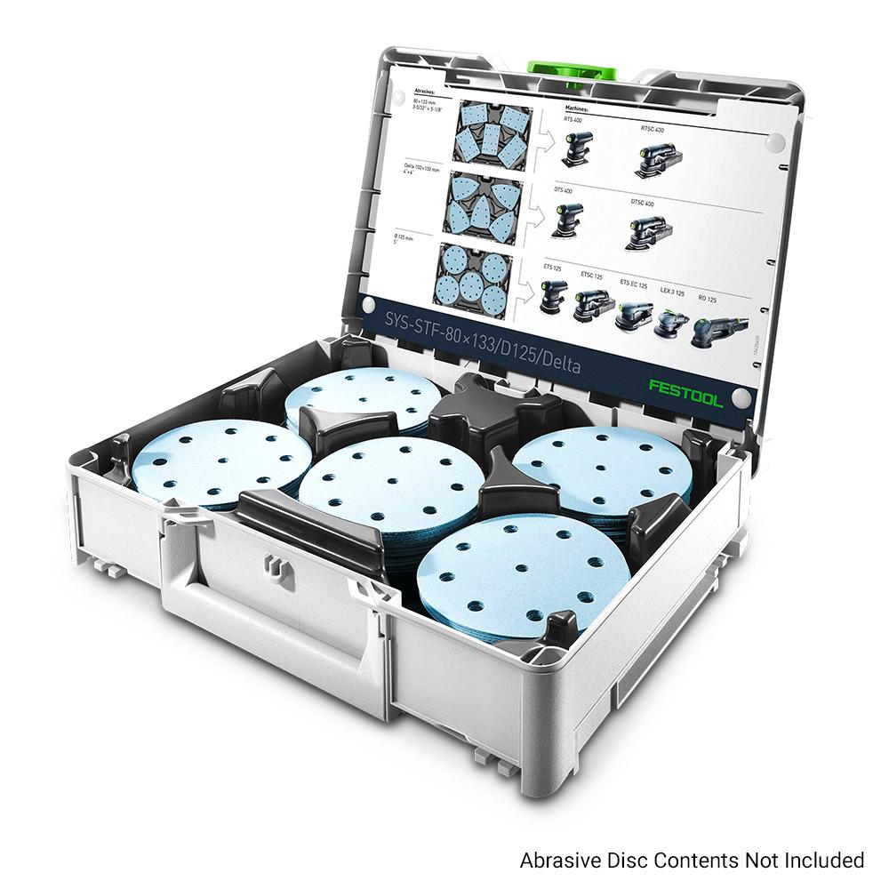 Festool SYS-STF-80x133/D125/Delta (576781) Systainer3 SYS 1 Storage Box ...
