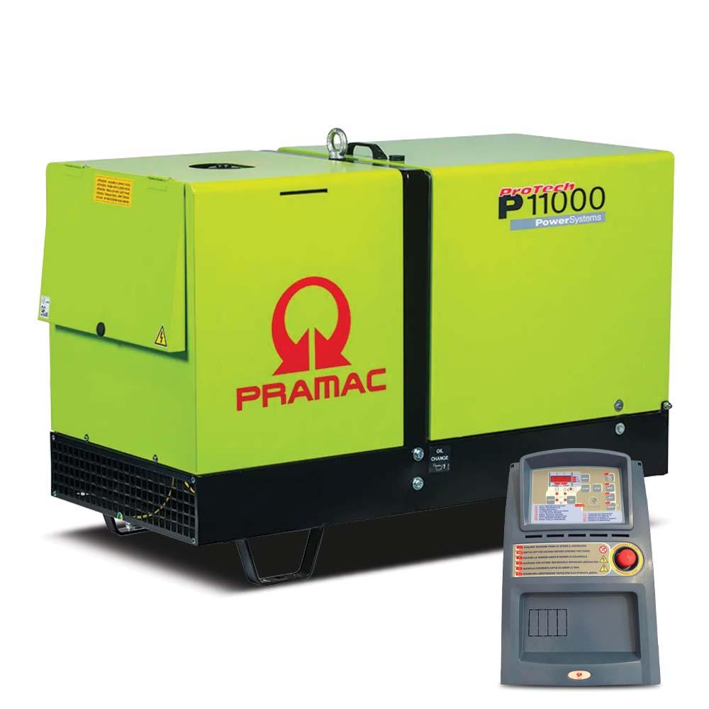 Pramac P11000+AMF (PF113TY4002) 10.8kVA Electric Start Three Phase Diesel Generator With AMF