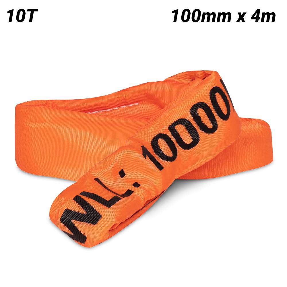 Beaver MRS10000X4 10T 100mm x 4m Mega Round Slings - Orange