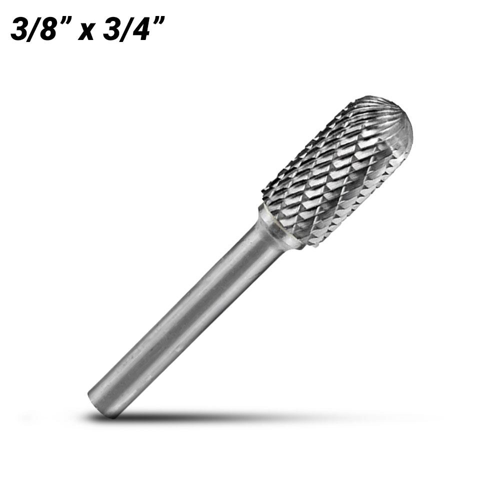 Holemaker CB-SC3 3/8" x 3/4" Cylindrical Radius Carbide Burr