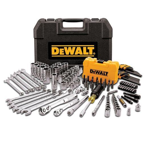 DeWalt DWMT73802-1 142pce 1/4" & 3/8" Drive Metric/SAE Mechanics Socket Set