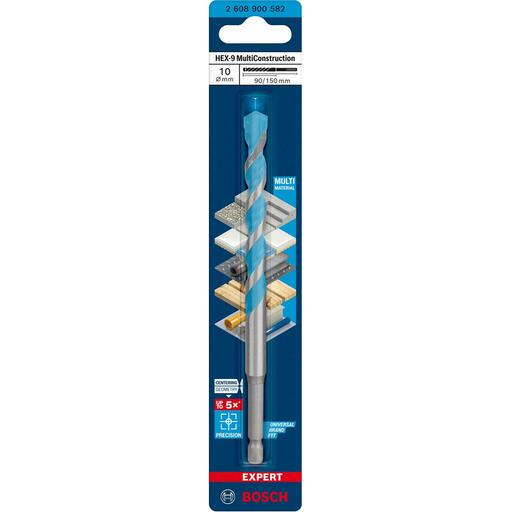 Bosch 2.608.900.582 EXPERT 10mm x 90mm x 150mm Hex-9 Multi-Construction ...