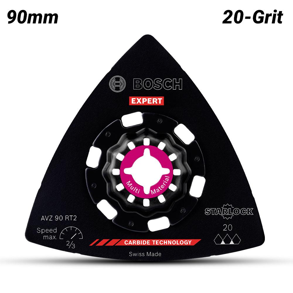 Bosch 2.608.900.045 EXPERT AVZ 90 RT2 90mm 20 Grit Sanding Plate