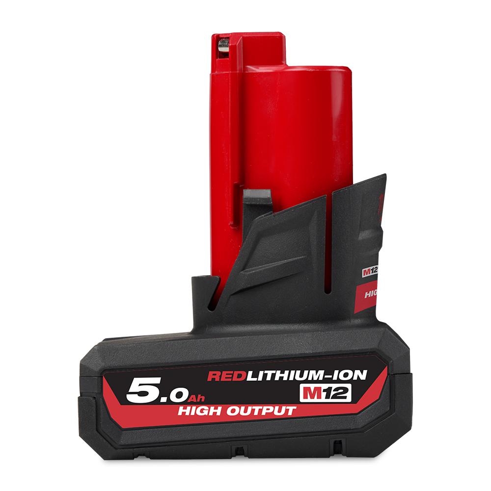 Milwaukee M12HB5 12V 5.0Ah Li-ion Cordless RED LITHIUM High Output Battery