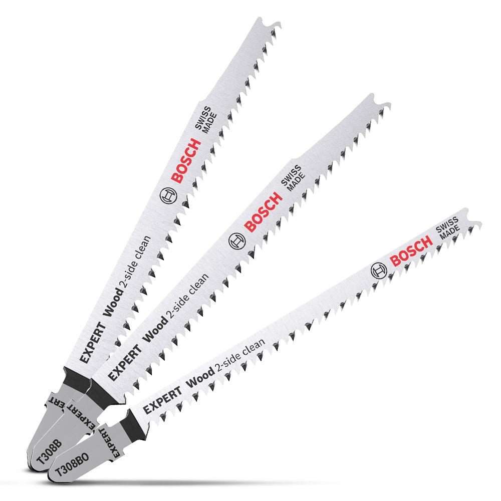 Bosch 2.608.900.559 EXPERT 3-Pack 117mm 12TPI T308B & T308BO 2-Side ...