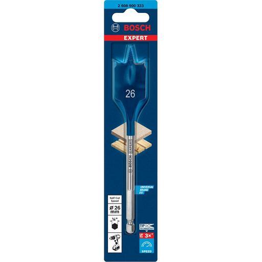 Bosch 2.608.900.323 EXPERT 26mm x 152mm Self Cut Speed Spade Drill Bit