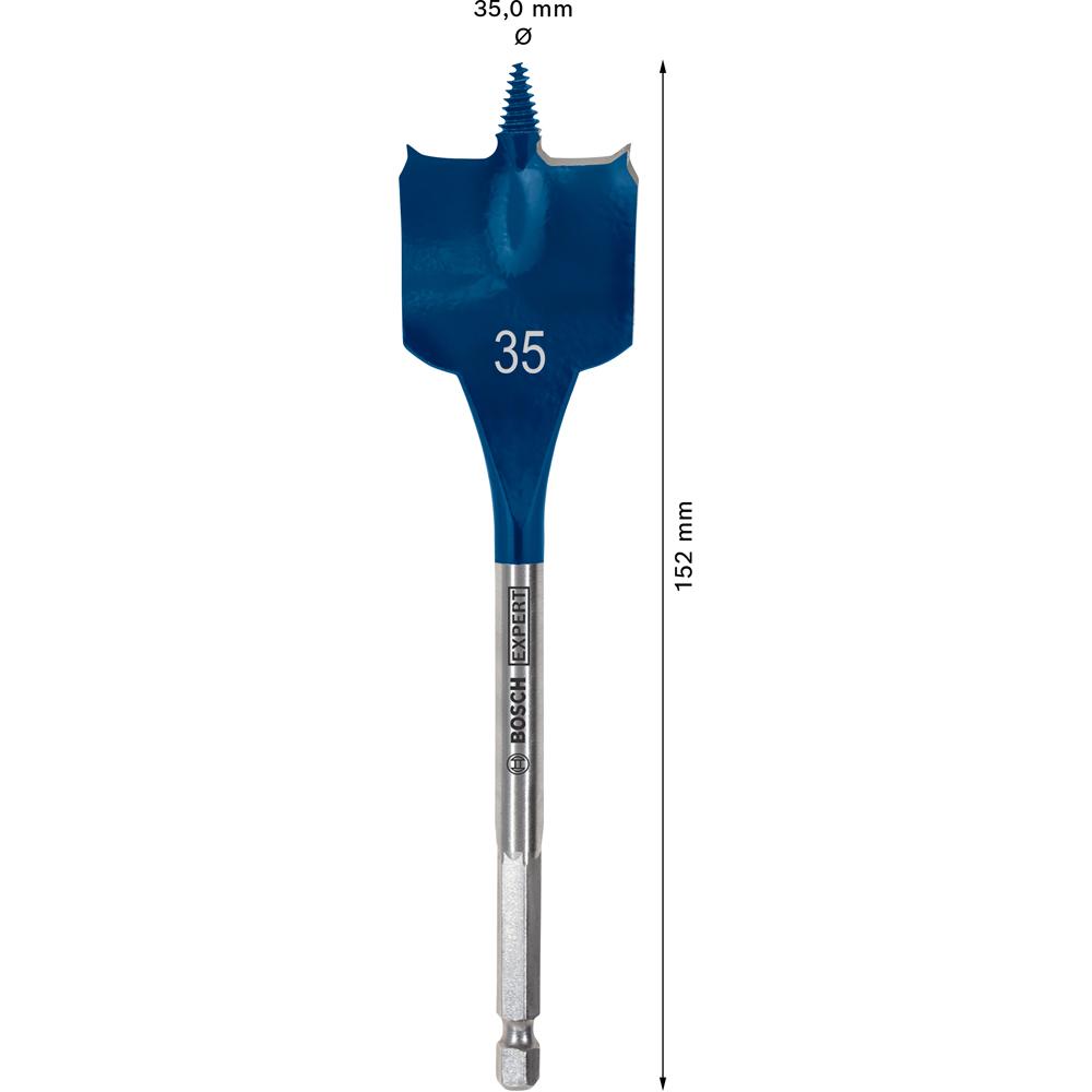 Bosch 2.608.900.327 EXPERT 35mm x 152mm Self Cut Speed Spade Drill Bit