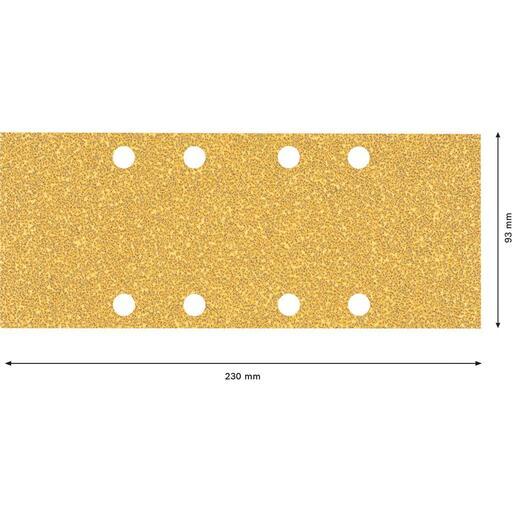 Bosch 2.608.900.833 EXPERT 10-Pack 93mm x 230mm 40 Grit C470 Sanding Paper