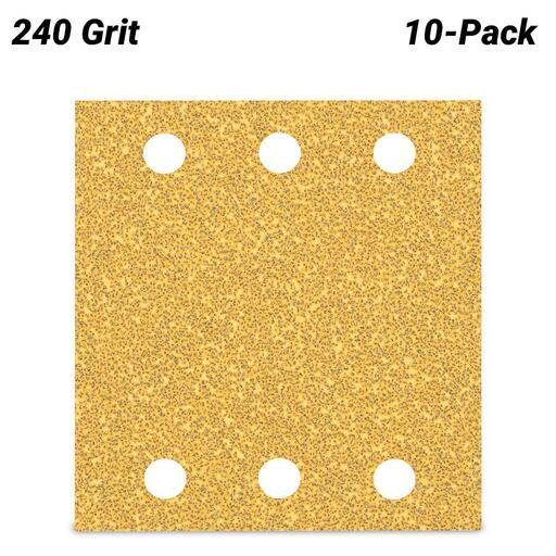 Bosch 2.608.900.892 EXPERT 10-Pack 115mm x 107mm 80 Grit C470 Sanding Paper