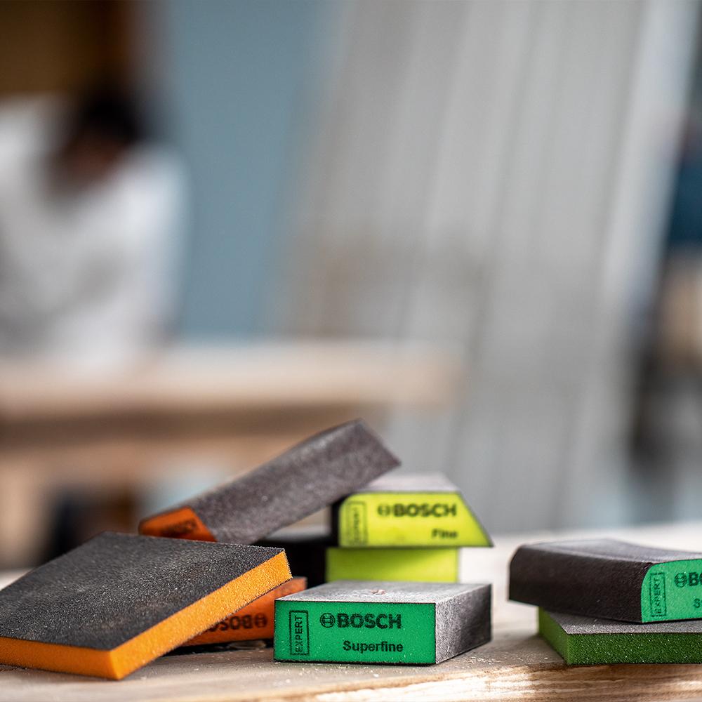 Bosch 2.608.901.174 EXPERT 3-Pack 69mm x 97mm x 26mm Medium, Fine ...