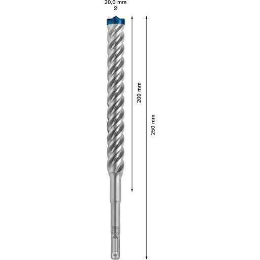 Bosch 2.608.900.142 EXPERT 20mm x 200mm x 250mm SDS PLUS-7X Hammer ...