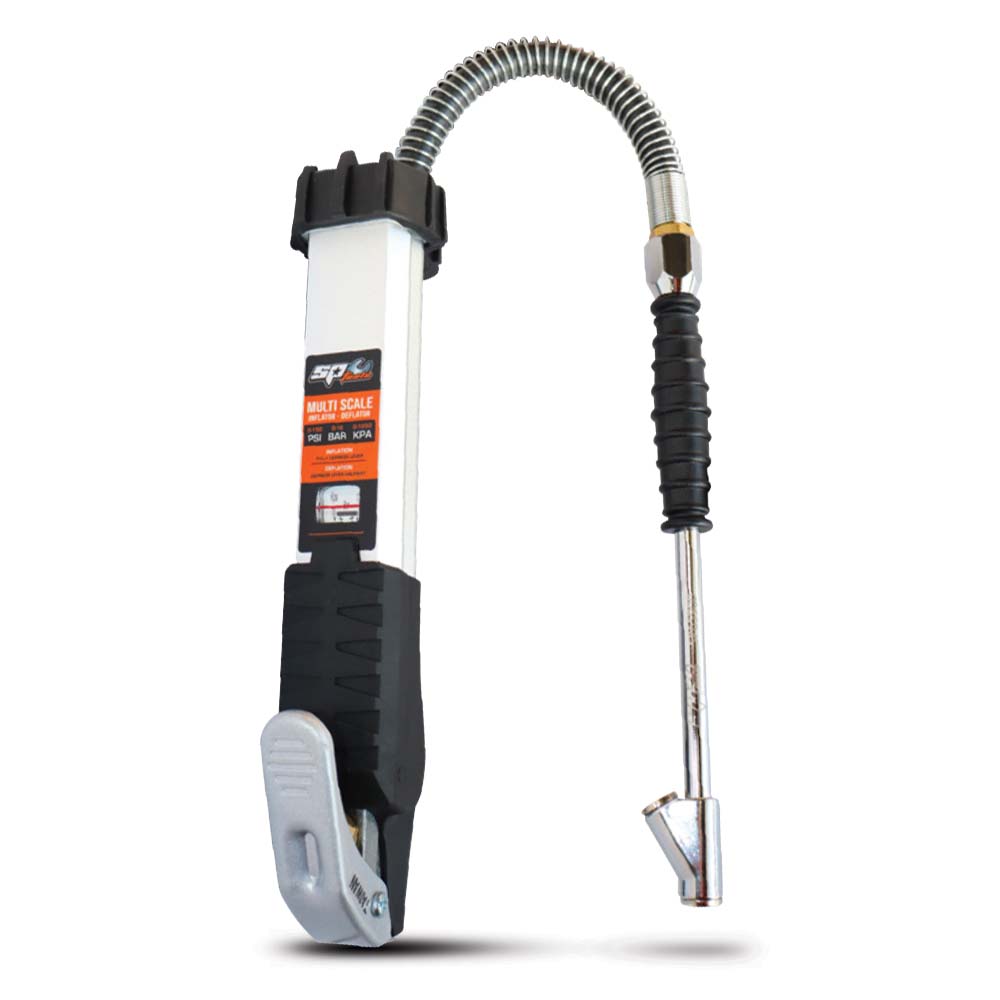 SP Tools SP65900 Convex Lens Gauge Professional Tyre Inflator with Deflator