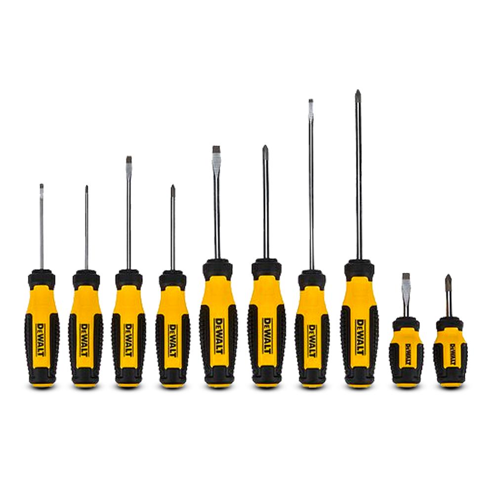 DeWalt DWHT65203 10pce Performance Grip Screwdriver Set