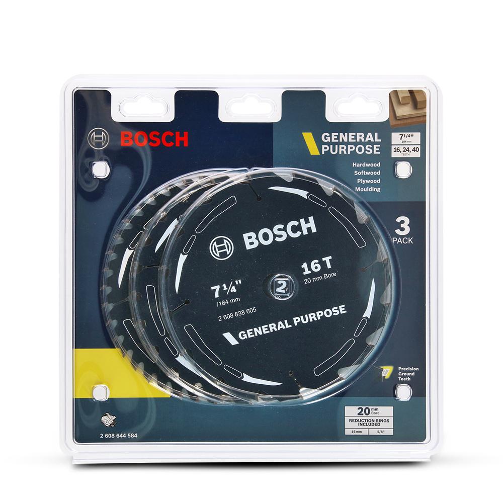 Bosch GP WOOD H 184X20-16 (2.608.644.584) EXPERT 3-Pack 184mm (7-1/4 ...