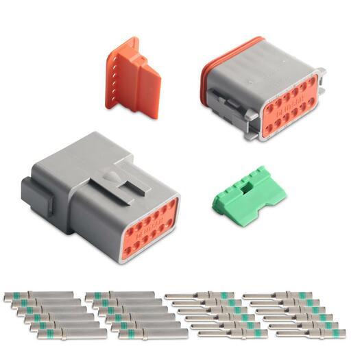 Daytona DCON8P Deutsch Weatherproof 8 Pin DT Connector Kit