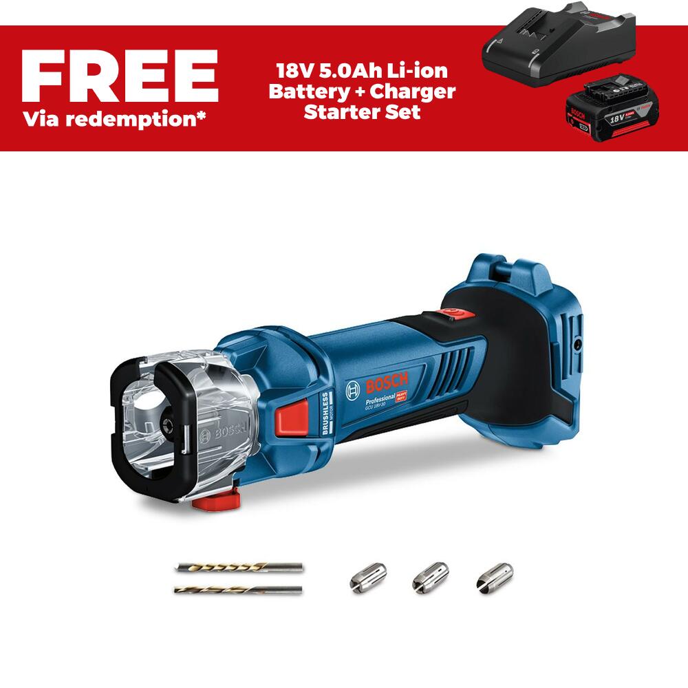 Bosch GCU 18V-30 (0.601.9K8.040) 18V Li-Ion Brushless Cordless Cut Out ...