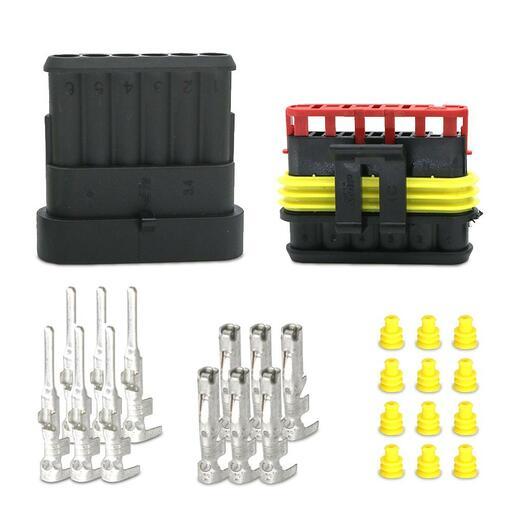Daytona DCON6 AMP Weatherproof 6 Way Connector Kit