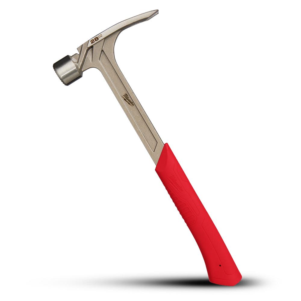 Milwaukee 48229029A 28oz Milled Face Steel Framing Hammer