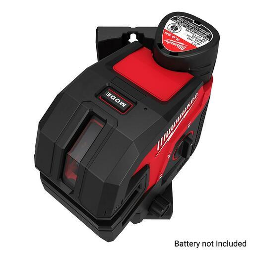 Milwaukee M12C4PLA0C 12V Li-ion Cordless Green Beam Cross Line + 4 ...