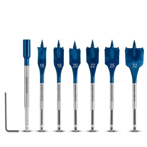 Bosch 2.608.900.334 EXPERT 7pce 16mm-32mm Self Cut Speed Spade Drill ...
