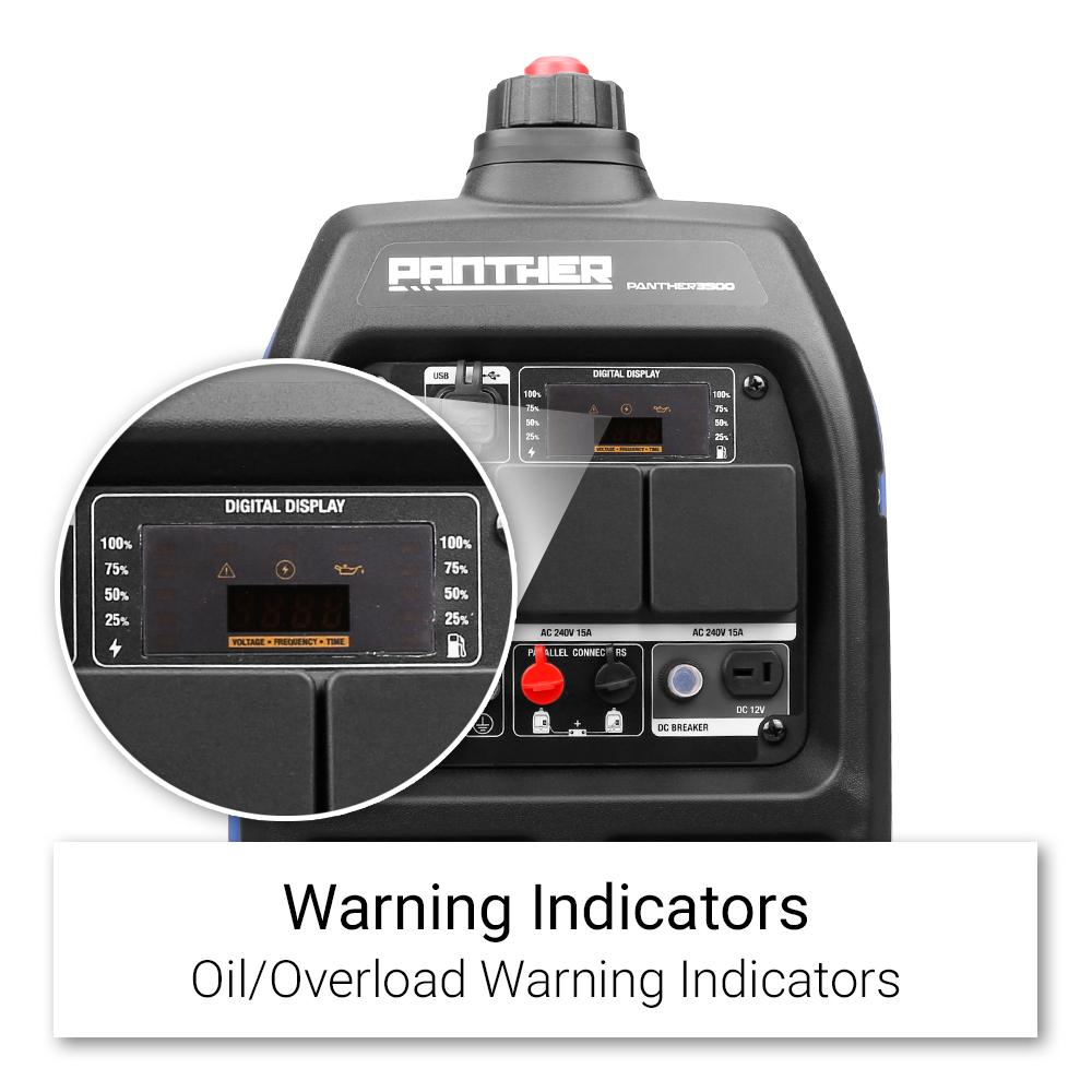 Panther PANTHER3500 3500W 4-Stroke Inverter Petrol Generator