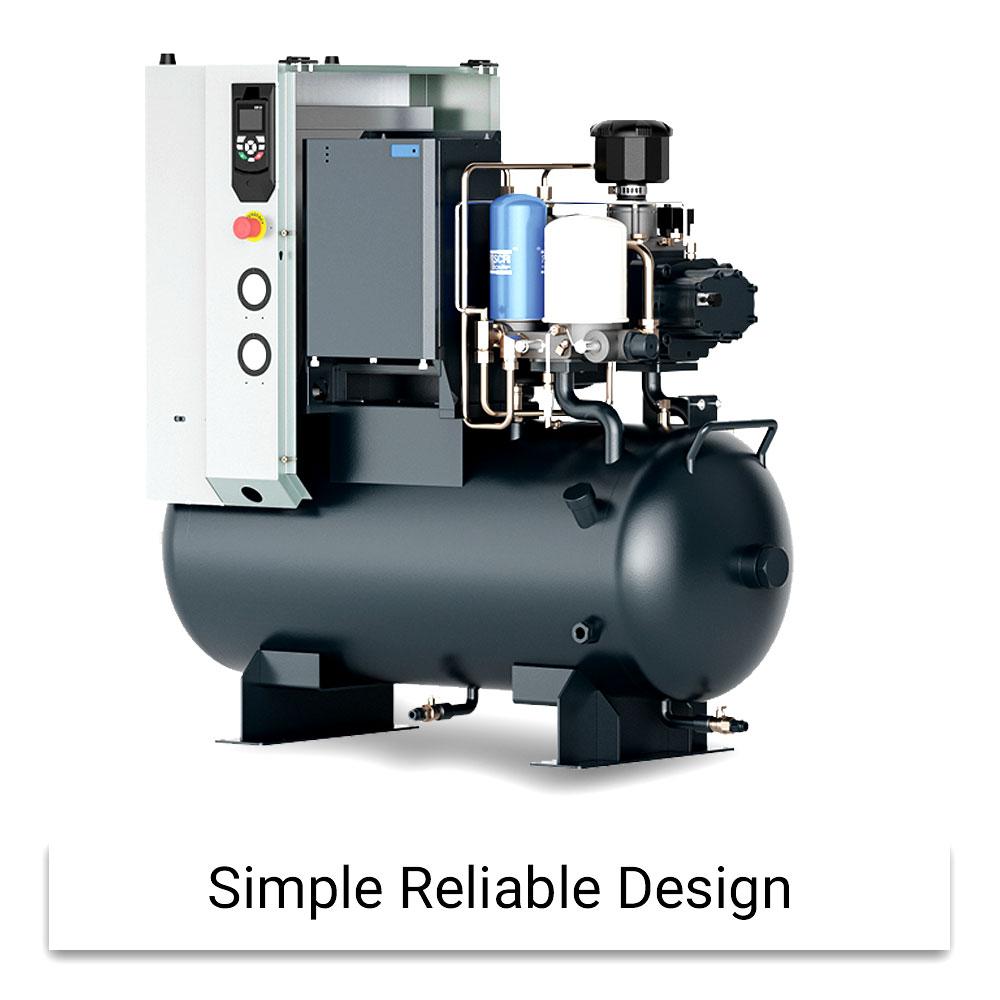 Compressor Systems SCR20 PM2 15kW (20HP) Variable Speed Drive Rotary ...