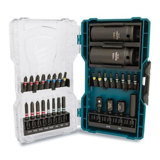 Makita E-12631 30pce Impact Driver Bit Set