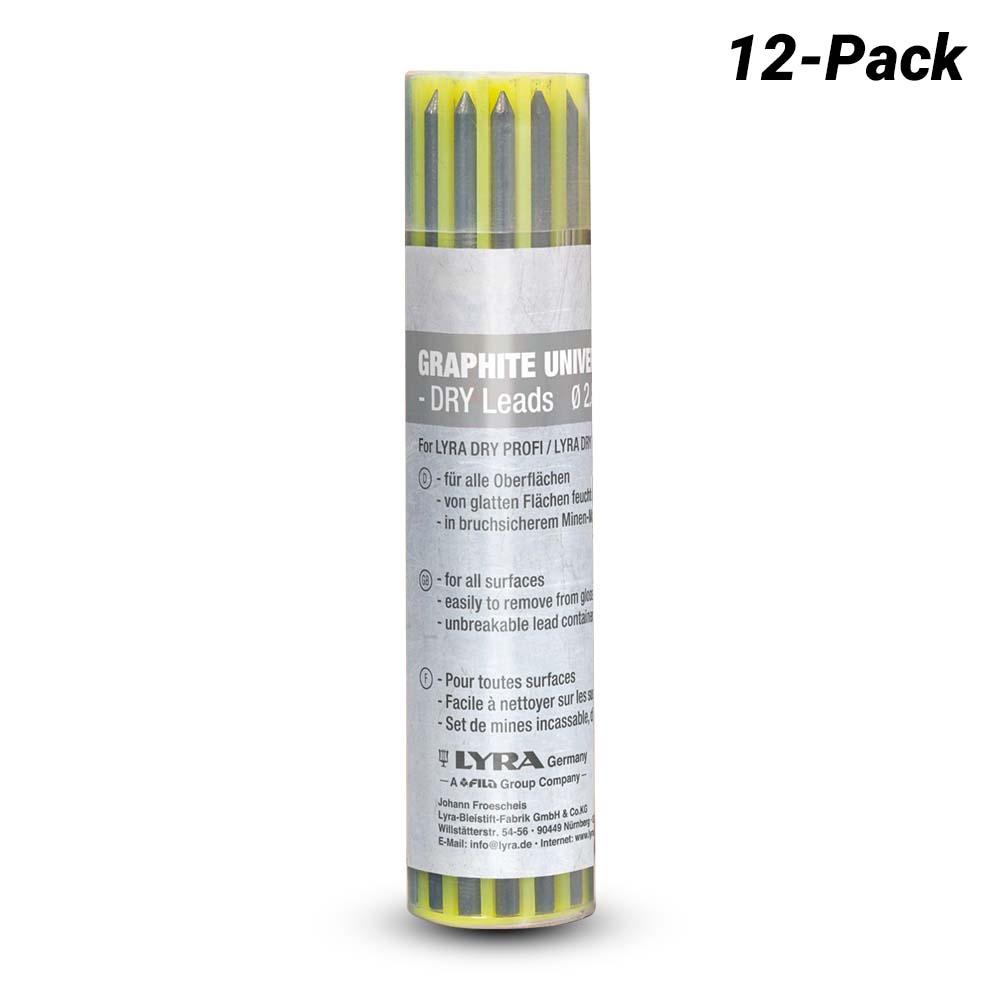 Lyra L4498003 12-Pack 2.8mm 2B Graphite Lead Refills