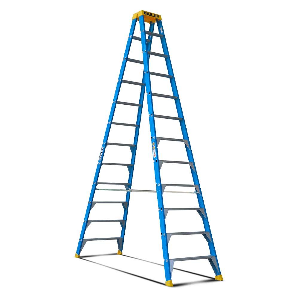Bailey FS13984 12 Step 3.6m 150kg Fibreglass Double Sided Industrial ...