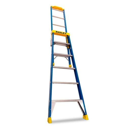 Bailey FS13985 6 Step 1.8m-3.2m 150kg Pro Fibreglass Punchlock Step ...