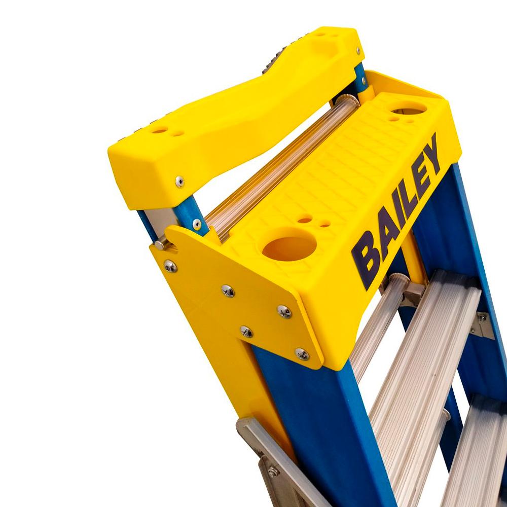 Bailey FS13985 6 Step 1.8m-3.2m 150kg Pro Fibreglass Punchlock Step ...