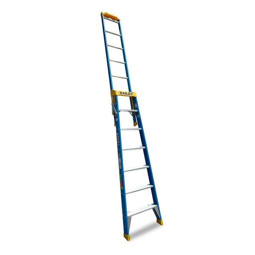 Bailey FS13986 7 Step 2.1m-3.2m 150kg Fibreglass Pro Punchlock Step ...
