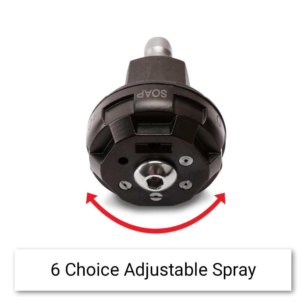 Super Hydro SHN6IN1 6-in-1 1/4" Multi Function Adjustable Nozzle