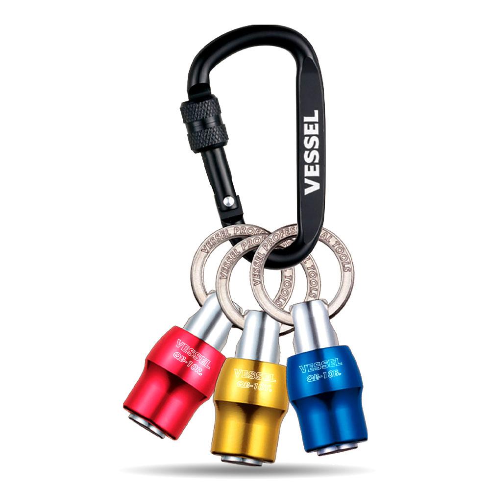 Vessel QB-K3C 3pce Set Hex Driver Bit Holder Quick Catcher - MADE IN JAPAN